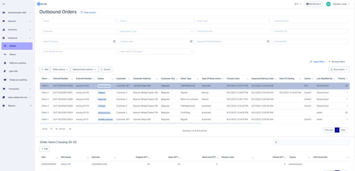 GET WM - 30% Faster. More Orders Picked. One WMS.